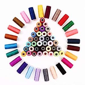 Sewing Threads SOLEDI Set of 60 Different Colors and16 Needles, High ...