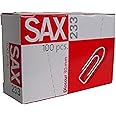 SAX 233 Paper Clip - 30mm, 100 Clips/Packet : Amazon.ae: Office Products