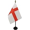 AZ FLAG - England Table Flag 4'' x 6'' - English Mini Desk Flag 100% ...
