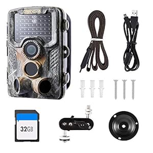 Crenova 20MP 1080P HD Wildlife Hunting Trail Camera: Amazon.co.uk ...