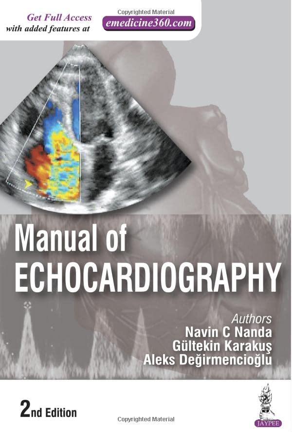 Buy MANUAL OF ECHOCARDIOGRAPHY Book Online at Low Prices in India ...