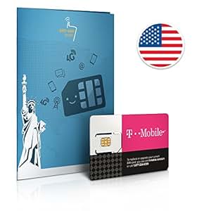 Prepaid SIM card USA - 10GB 4G/LTE DATA - Unlimited calls & texts ...