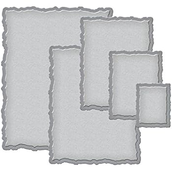 Spellbinders Nestabilities Deckled Rectangles Large Dies,: Amazon.co.uk ...