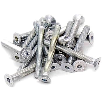 A2 Stainless Steel Socket Countersunk Screw Allen Key Bolts M6 6mm x ...