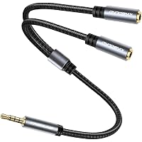 Sounce 5-Way Multi Headphone Audio Splitter Aux Adapter Connector Multi ...