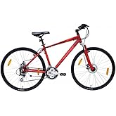 Firefox Bikes Road Runner Pro V -700C 21 Speed Hybrid Bike (Matt Silver ...