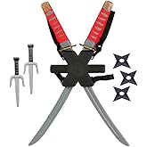 Ninja Double Sword Set : Amazon.co.uk: Toys & Games