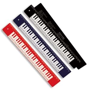 Keyboard Ruler 30cm Double Sided: Amazon.co.uk: Musical Instruments
