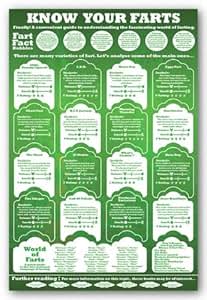(24x36) Know Your Farts Chart Art Print Poster: Amazon.co.uk: Kitchen ...