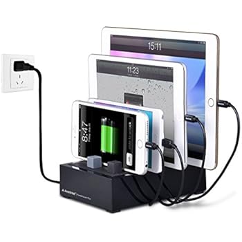 Avantree 4 Port Universal Multi USB Ladestation für Mehrere Geräte ...