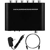 BUYFLUX 5.1 Channel HD Audio Rush, Digital Sound Decoder Converter ...