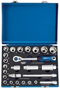 Draper Expert 43646 25-Piece 3/8-Inch Square Drive Socket Set in 6 ...
