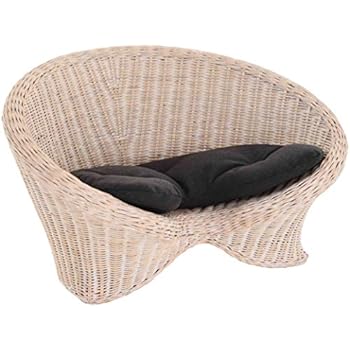 Outsunny Papasansessel Korbsessel Sessel mit Polster 360 Grad Rattan ...
