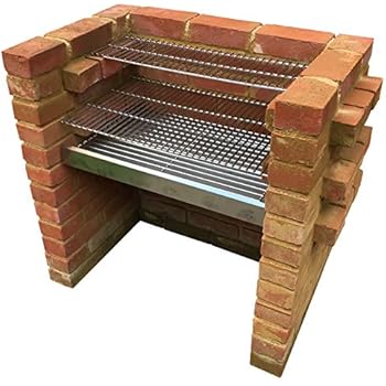 SunshineBBQs Stainless Steel DIY Brick BBQ Kit 67cm x 40cm Grill ...