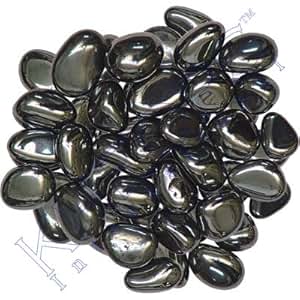 New Age 1Lb Magnetic Hematite Tumbled Stones (Gtmhemb): Amazon.co.uk ...