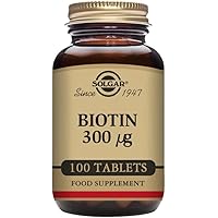 Solgar Biotin 1000 µg Vegetable Capsules - Pack of 50 - For Healthy ...
