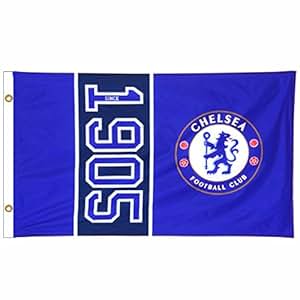 Chelsea FC Crest Flag: Amazon.co.uk: Sports & Outdoors