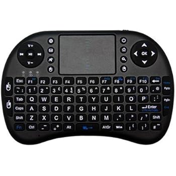 JUSTOP 2.4Ghz Mini Wireless Keyboard With Touchpad and Multimedia Keys ...