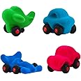 Buy Rubbabu Bright Colour Micro Vehicles - 100% Natural Rubber Foam ...