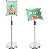 DMSELL Adjustable A4 Poster Floor Stand, A4 Poster Sign Holder, A4 Menu ...