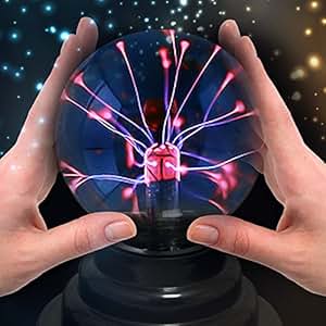 theefun Plasma ball, Touch Sensitive Magic Electric Globe Ball,USB or ...