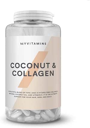 Coconut + Collagen (60 Capsules) - Myvitamins: Amazon.co.uk: Health ...