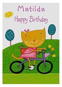 Matilda Birthday Card: Amazon.co.uk: Office Products
