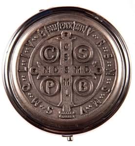 Pyx for Holy Communion Hosts 6.5 cm diameter x 2 cm deep. Eucharistic ...