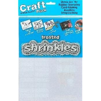 Shrinkles Shrink Art A4 Pack of 6 x Shrinkjet Plain White Sheets ...