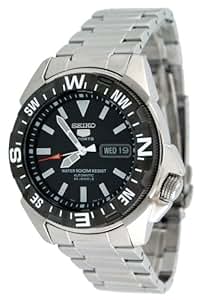 Seiko Men's 5 Sports Automatic Stainless Steel With Black Dial ...