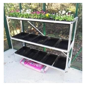 5 Tier Greenhouse Staging Seed Trays Frame: Amazon.co.uk: Garden & Outdoors