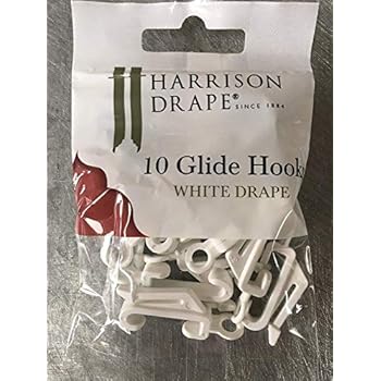 Harrison drape extra valance curtain hooks gliders by harrison: Amazon ...