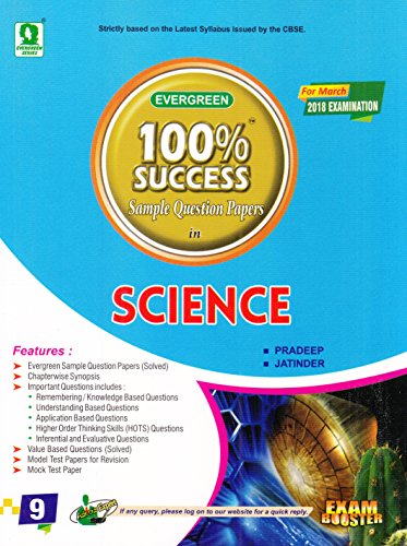 Evergreen 100% Success SQP in Science (Class 9) : Pradeep Singh ...