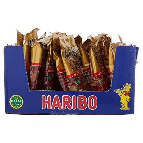Haribo Halal Sweets Goldbears, 100 g, Pack of 24