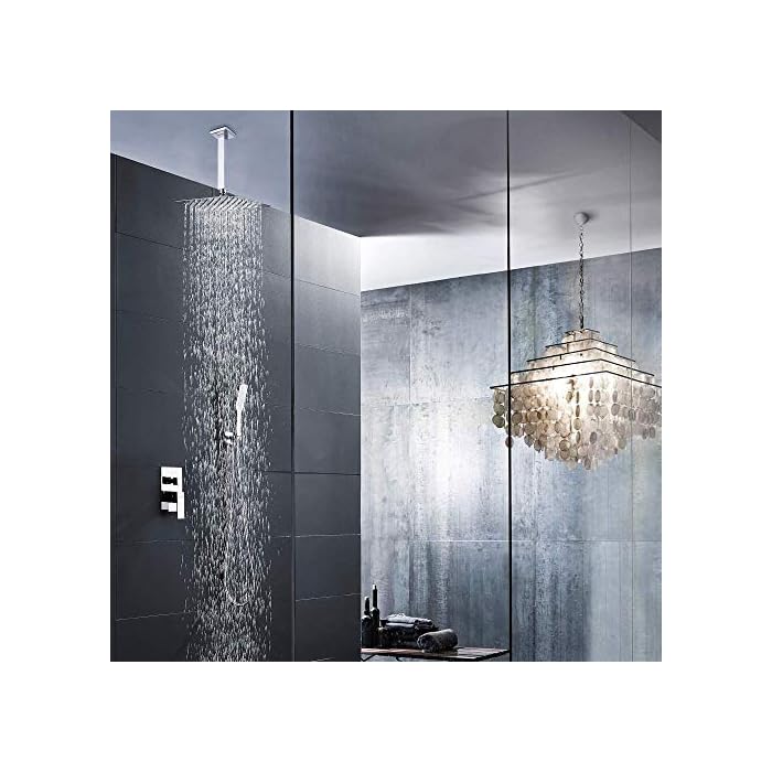 Buy BILLY'S HOME Ceiling rainfall shower system, chrome shower head ...