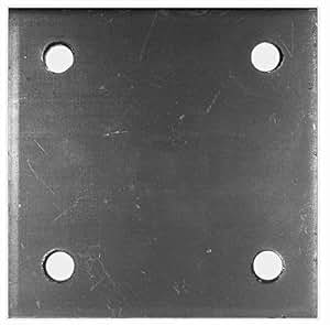 PIASTRA FORATA SEZIONE 150 mm con 4 FORI: Amazon.it: Fai da te
