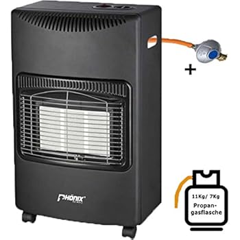 Phönix Keramik Gasheizofen 4,2 KW Gasheizung Gasofen Heizstrahler ...