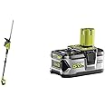 Ryobi ONE+ 18V OPT1845 Cordless Pole Hedge Trimmer, 45cm Blade (Body ...
