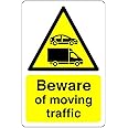 Safety First Display LTD Beware moving vehicles sign - 1.2mm Rigid ...