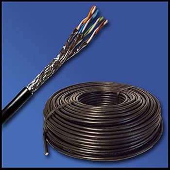 25m Fernmeldekabel A-2Y(L)2Y 4x2x0,8 mm Außenkabel Telefonkabel ...