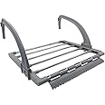 ONEBO 1 Pcs Radiator airer,Clothes Dryer Rack Rail,Over Door Hanging ...