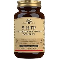 Solgar 5-HTP L-5-Hydroxytryptophan Complex - Reduces Anxiety - Increases Quality of Sleep - with ...