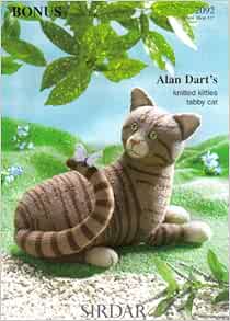 Sirdar Knitting Pattern Alan Dart's Knitted Kittens: Tabby Cat (height ...