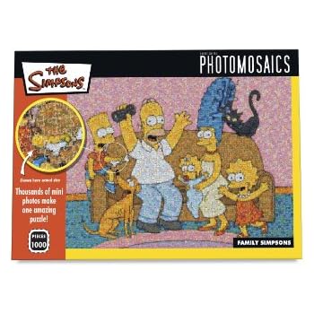 Photomosaics "The Simpsons" 1000 Piece Jigsaw Puzzle: Amazon.co.uk ...