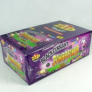 Zed candy ZED BLACKCURRANT JAWBREAKER- 30pk: Amazon.co.uk: Grocery