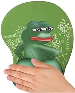 3D Anime Frog Mouse Pad Mat with Gel Wrist Rest Support for Pain Relief ...