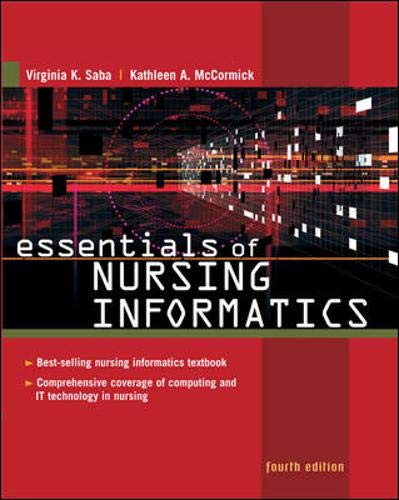 Essentials of Nursing Informatics: Amazon.co.uk: Saba, Virginia ...