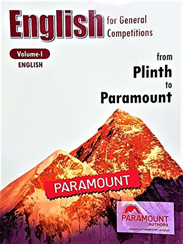 Buy English for General Competitions from Plinth to Paramount (English ...