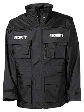 MFH Men's Security Jacket Black: Amazon.co.uk: Clothing