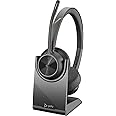 Poly (Plantronics) Voyager 4320-M UC Wireless Headset, Over-Ear w/Noise ...